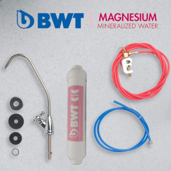 BWT Inline Water Filter Kit with Slimline Magnesium Filter Cartridge